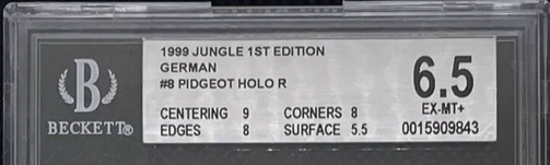 Alles zum Grading bei Beckett (BGS-Grading)! - Pokémon TCG - Poke Cor