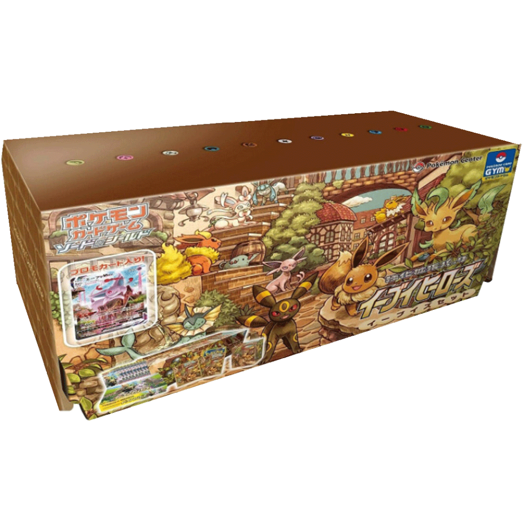 Eevee Heroes Collection Gym Box - japanische Pokemon Karten, 1.399,00