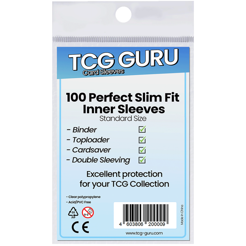 TCG Guru Sleeves Perfect Size 100 Stück Neue Version, 2,49