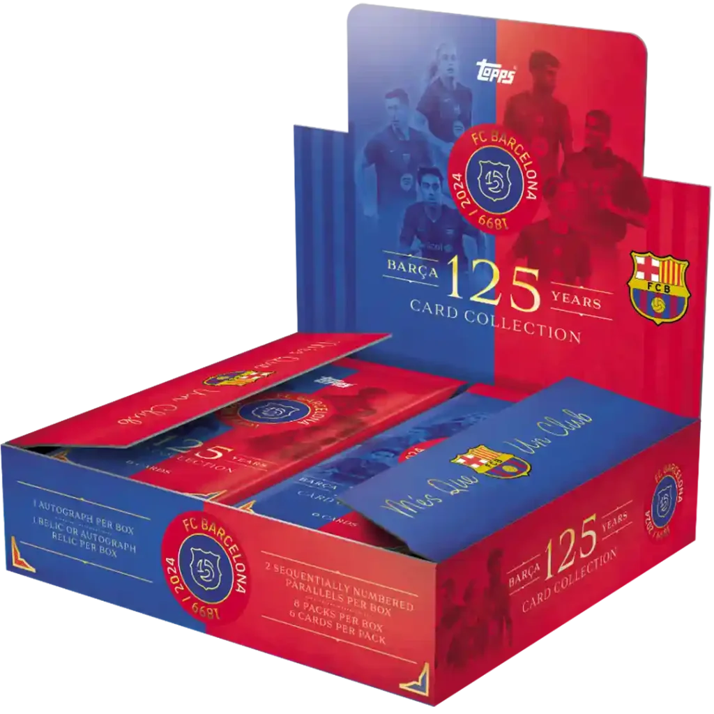 Topps FC Barcelona 125th Anniversary Hobby Box, 249,99