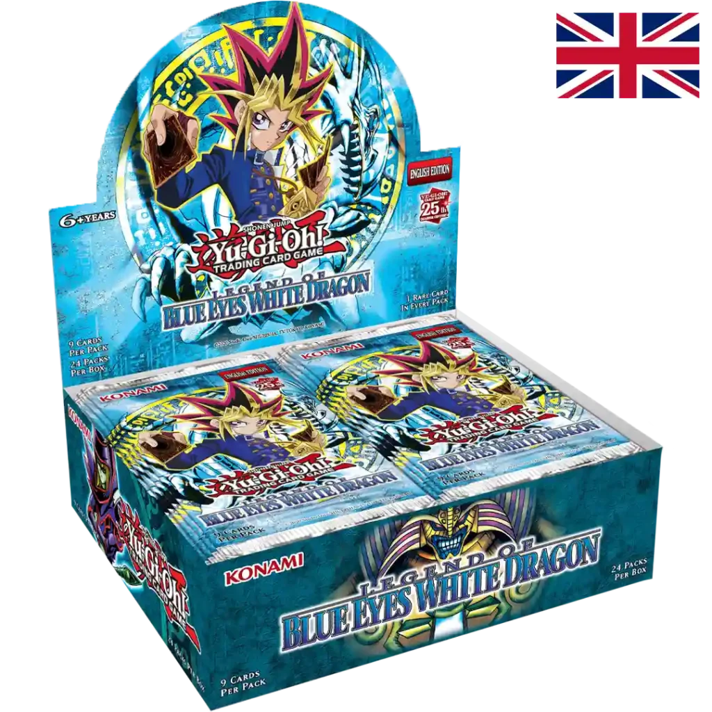 Yugioh Legend of Blue Eyes White Dragon Display Englisch, 149,99