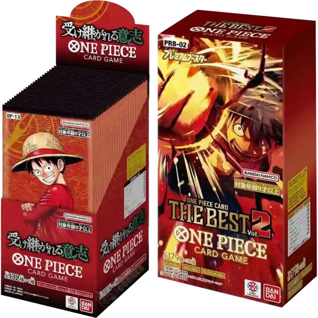 One Piece OP13 & PRB02 Display Bundle (Japanisch), 147,99